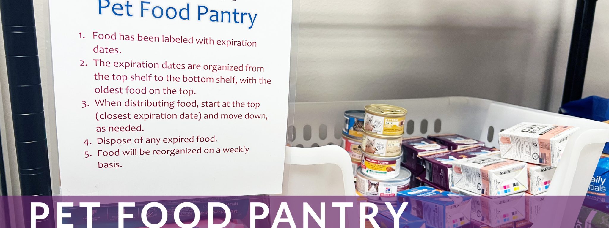 Pet Food Pantry - Oshkosh Area Humane Society